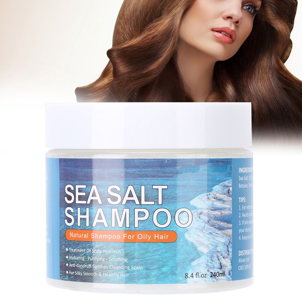 【ห้ามพลาด】240ml Hair Shampoo Anti-Dandruff Sea Salt Shampoo Oil-Control ...
