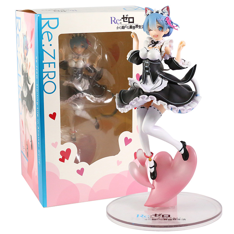 25cm Re:ZERO Starting Life in Another World Anime Figure Rem & Ram ...