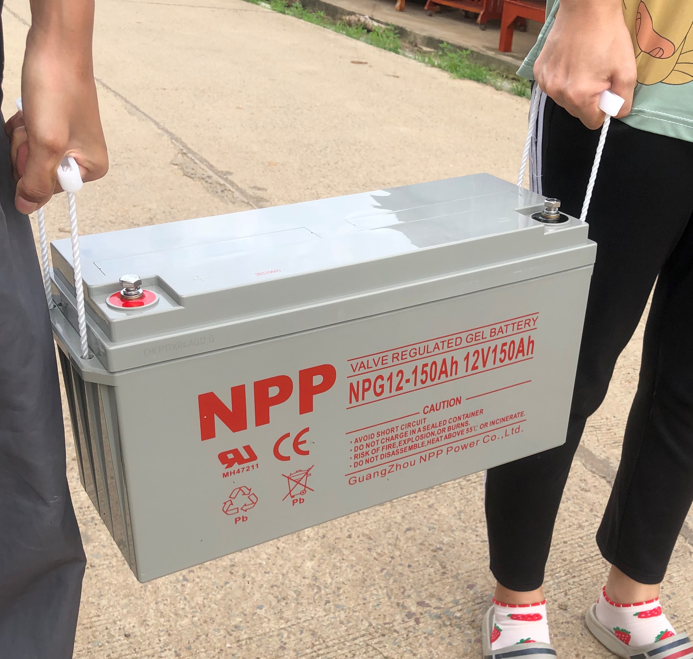 แบตเตอรี่ แห้ง NPP Battery Deep cycle เกรด A เพื่อโซล่าเซลล์ 12V 150Ah ...