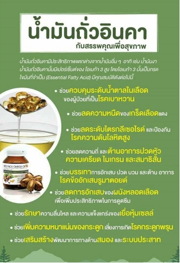 น้ำมันถั่วดาวอินคาสกัดเย็น NIKAO INCA OMEGA OIL ตรานิเคโอะ - Jwshops ...