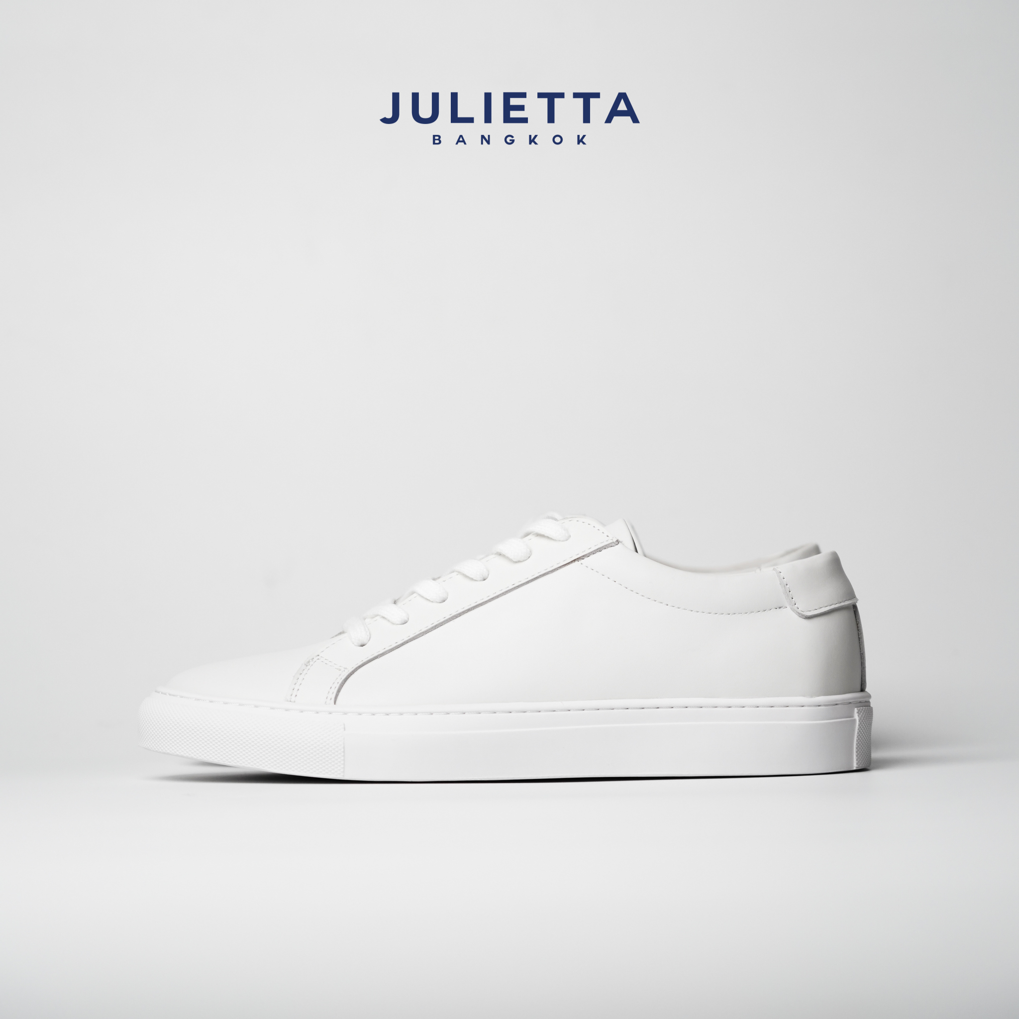 JULIETTA - Luca Calfskin Sneakers : White | Lazada.co.th