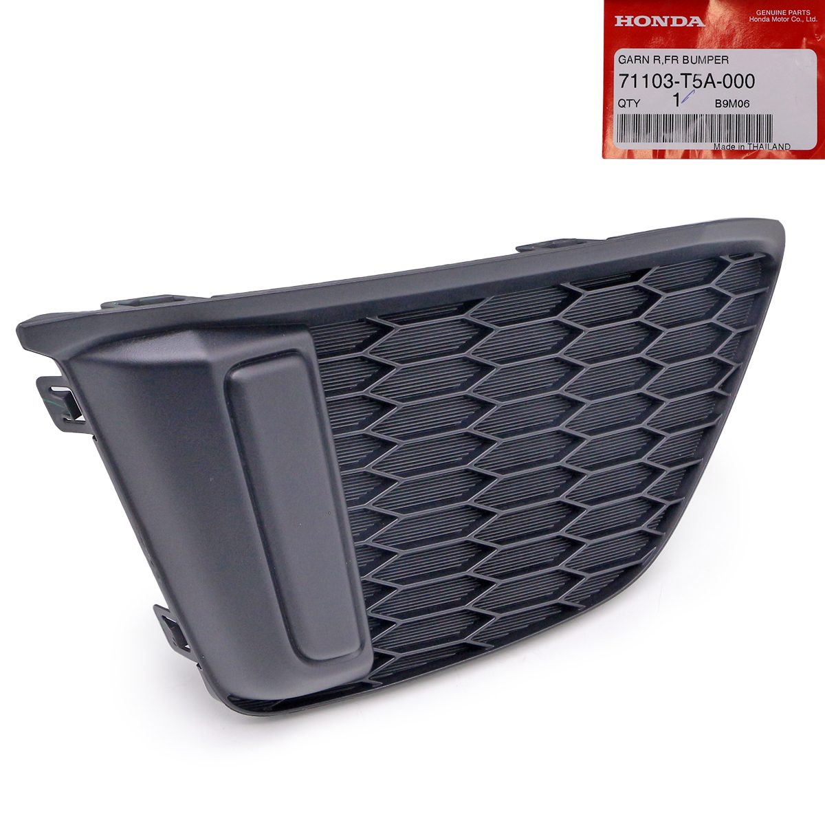 พลาสติก ฝาครอบสปอร์ตไลท์ ของแท้ สีดำ สำหรับ Honda Jazz Fit GK Hatchback ...