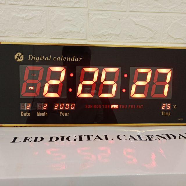 NP XB-นาฬิกาดิจิตอล (JH828) 52x21x3cm นาฬิกา ตั้งโต๊ะ LED DIGITAL CLOCK ...