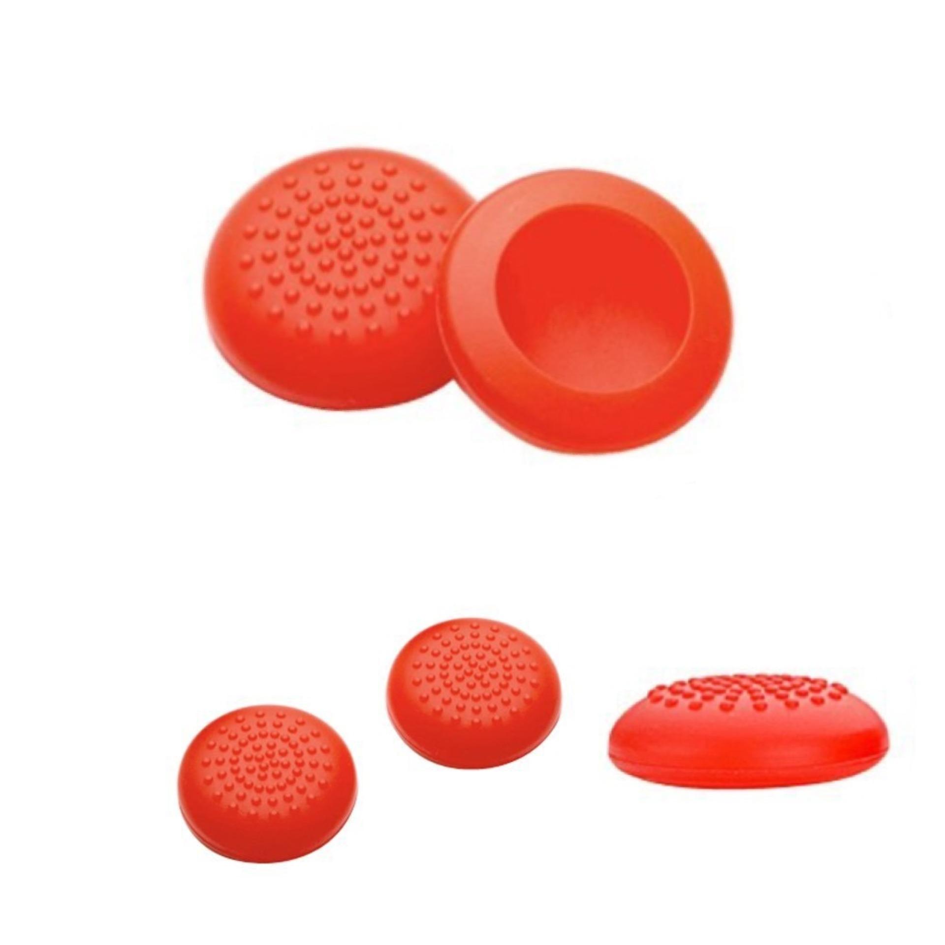 Silicone Dotted Convex Thumb Grip Caps Joystick Thumbstick For PS4 PS3 ...
