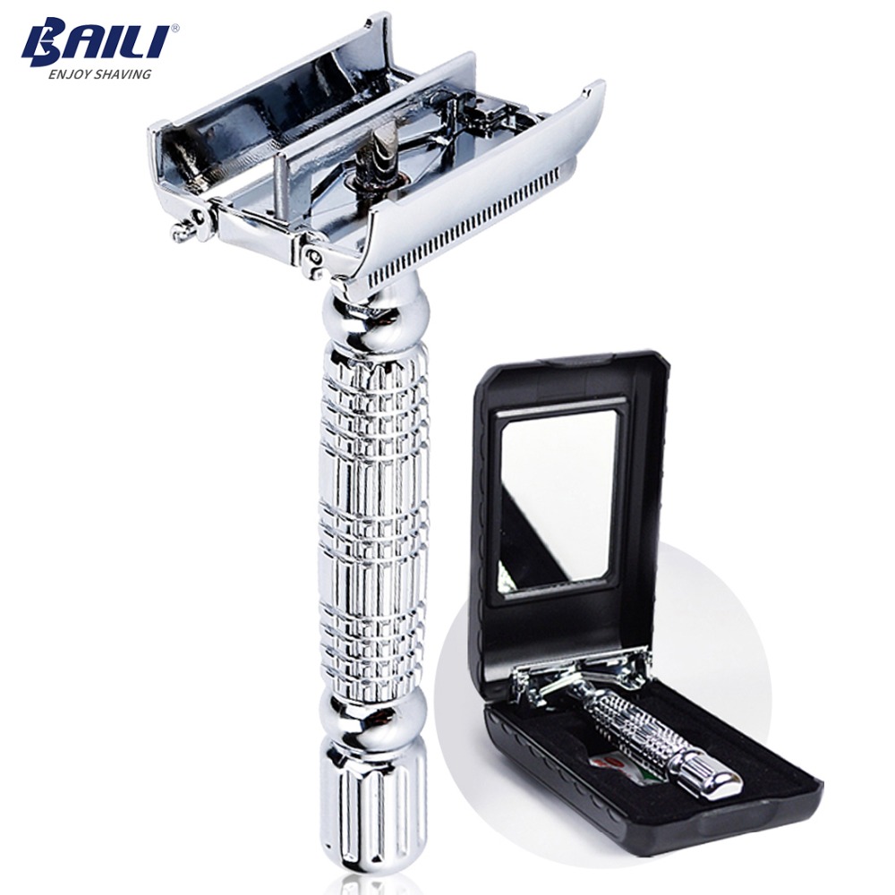 Zx BAILI Double Edge Butterfly Safety Razor case kit ผลิตในเยอรมนี ...