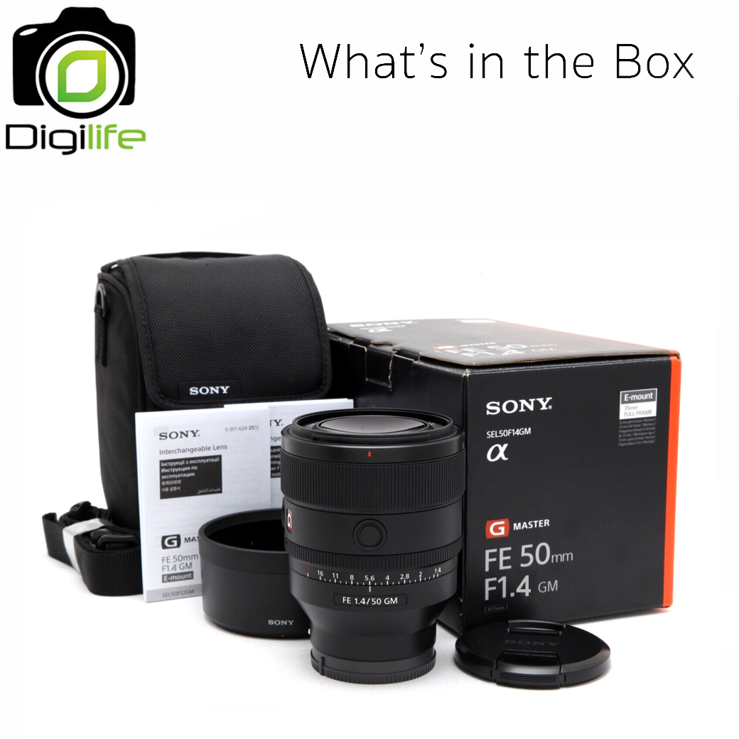 Sony Lens FE 50 mm. F1.4 GM - รับประกันร้าน Digilife Thailand 1ปี ...