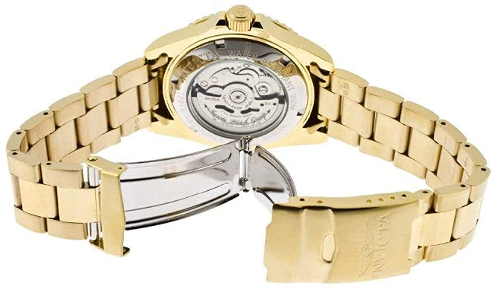 Invicta Men's Pro Diver 40mm Gold Tone Stainless Steel Automatic Watch ...