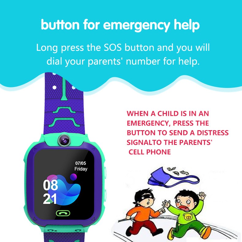 Smart Watch Q12 Imo นาฬิกาเด็ก นาฬิกาเพื่อสุขภาพ เมนูภาษาไทย โทรเข้า ...