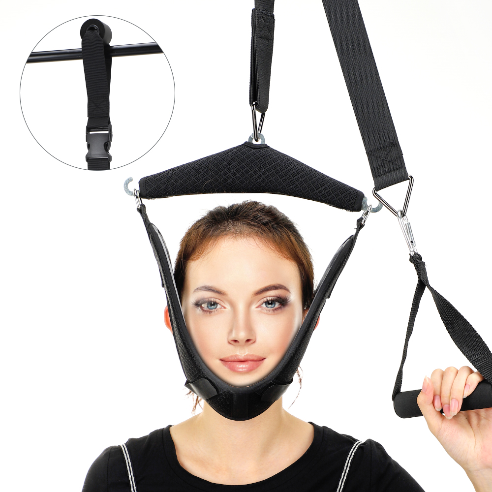 PASTSKY Neck Harness Cervical Collar Adjustable Hanging Stretcher ...