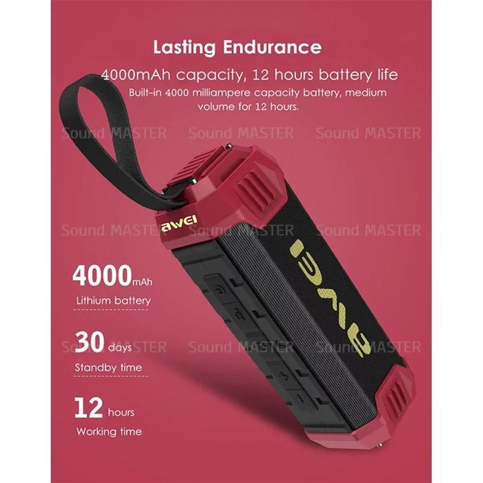 ลำโพงบลูทูธ เสียงดี แบตอึด มี FM ใช้เป็น Power Bank ได้ Awei Y280 Bluetooth Speaker (แท้100% ...