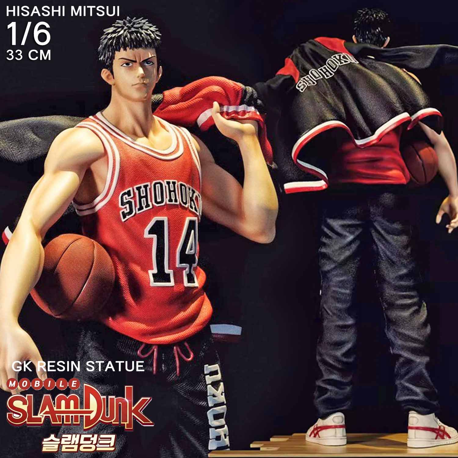 Figure ฟิกเกอร์ Cola Studio จากการ์ตูนเรื่อง Slam Dunk Shohoku สแลมดังก์ สแลมดั๊งค์ ทีม โชโฮคุ ...