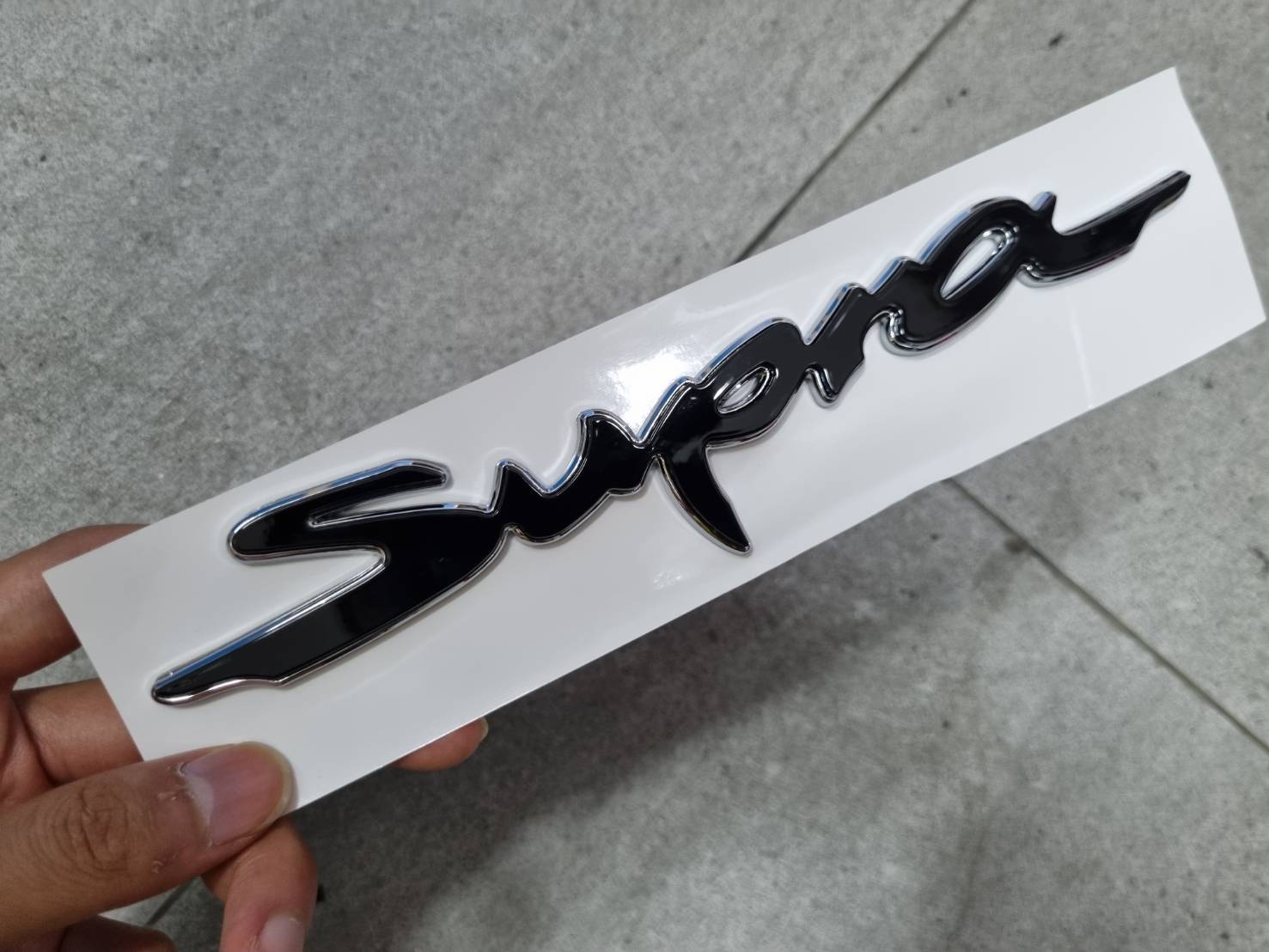 โลโก้ ซูปร้า โตโยต้า ติดด้านหลัง มี 2 สี ขนาด 21.5 * 4.5 cm Toyota ...