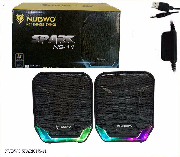 NUBWO SPARK NS-011 Speaker ลำโพง คอมพิวเตอร์ USB3.5mm - KL accessories - ThaiPick