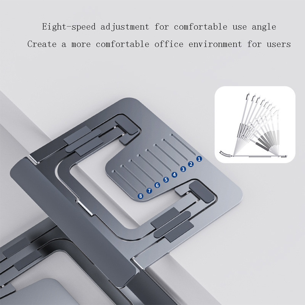 Adjustable Tablet Notebook Stand Table Cooling Pad Foldable Laptop ...