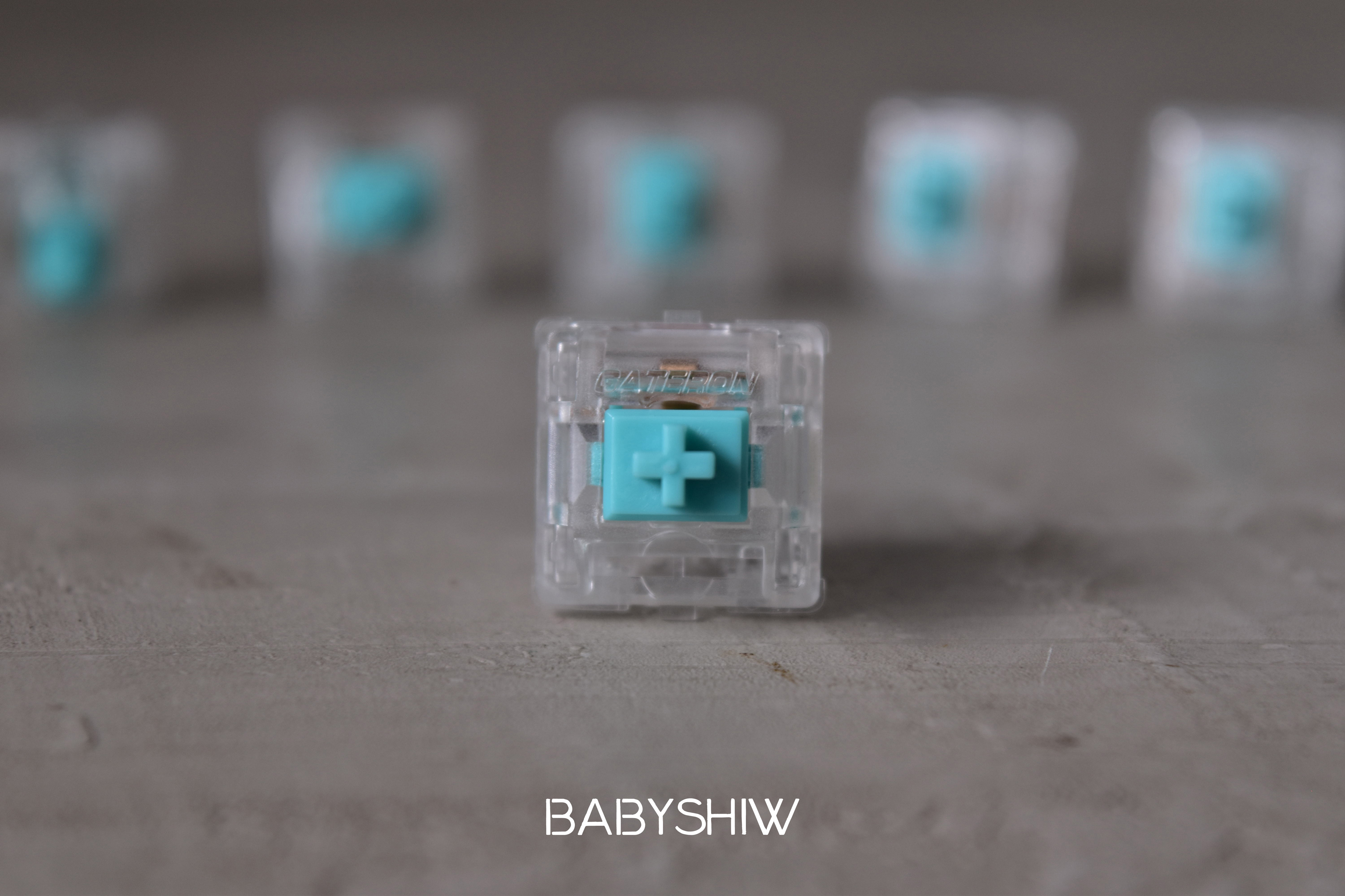 (พร้อมส่งในไทย) Tealio™ V2 Switches High-End / Light Teal-Blue Stem ...