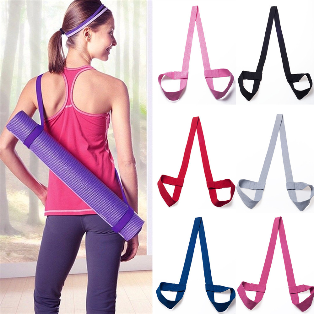 【COD&Ready to Ship】Portable Sports Gym Canvas Shoulder Strap Workout ...