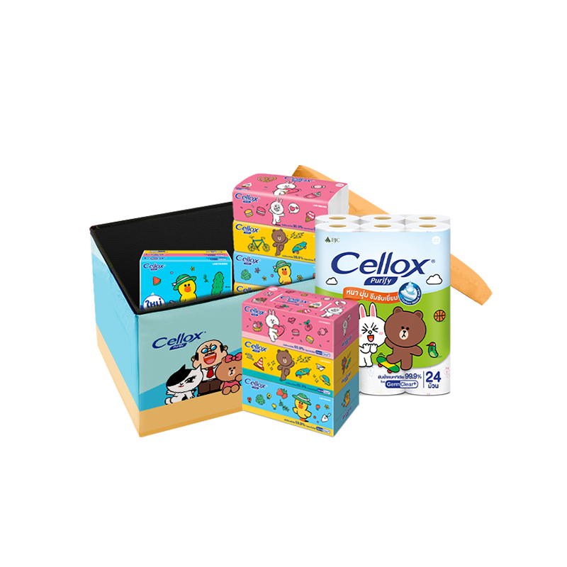 Cellox Line Friends Stool Box Set เซลล็อกซ์ ไลน์เฟรนด์ สตูล บ็อกซ์ ชุด ...