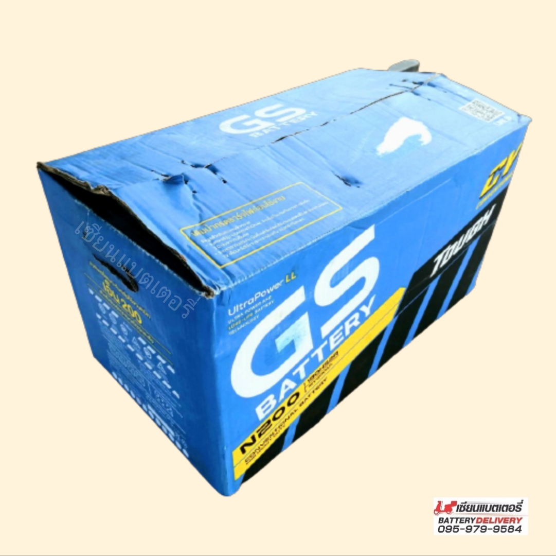 GS Battery N200 แบตเตอรี่รถบรรทุก แบตรถบัส 200แอมป์ - Sian Battery - ThaiPick