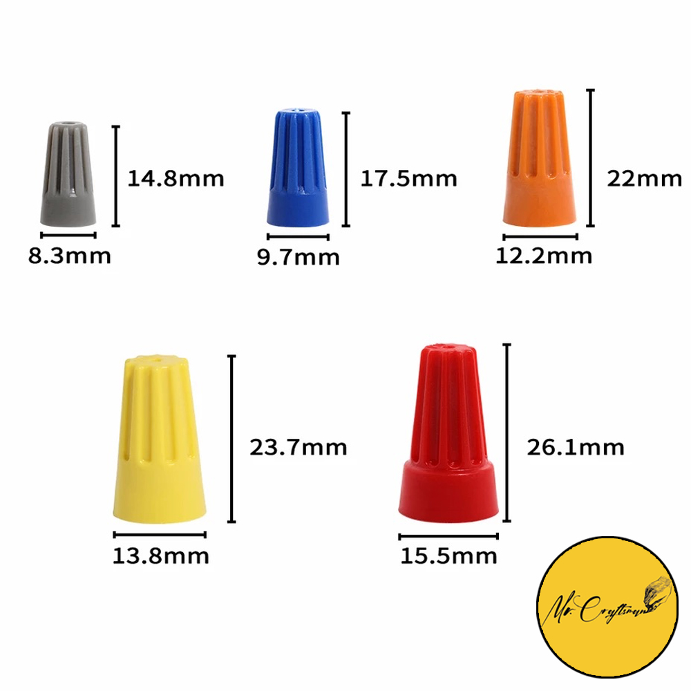 วายนัท Wire Nut วายนัทจับสายไฟ มีหลายขนาด P1P2P3P4P6 งานไฟฟ้า - Mr ...