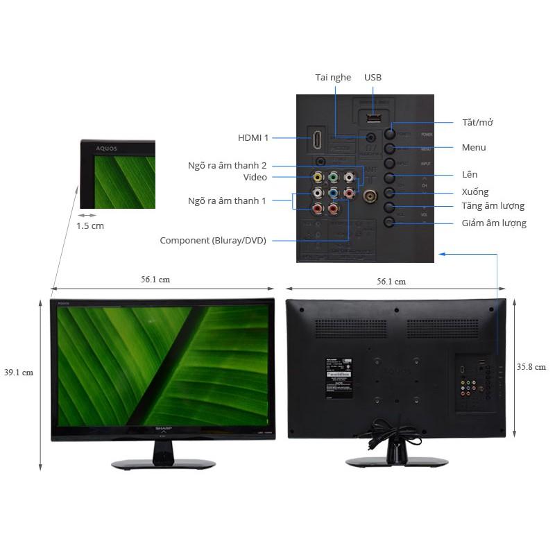 SHARP LED TV 24 นิ้ว รุ่น LC-24LE150M - FUTHER - ThaiPick