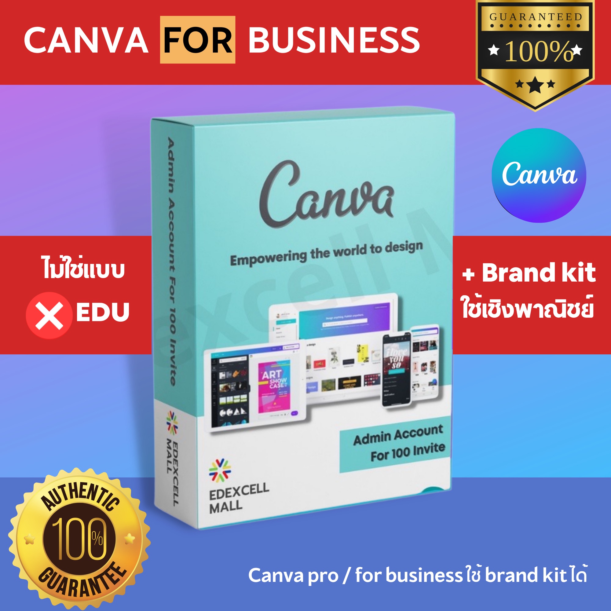 Canva Pro Business ปลดล็อก Brand Kit ส่วนตัว ใช้เชิงพาณิชย์ได้ 100