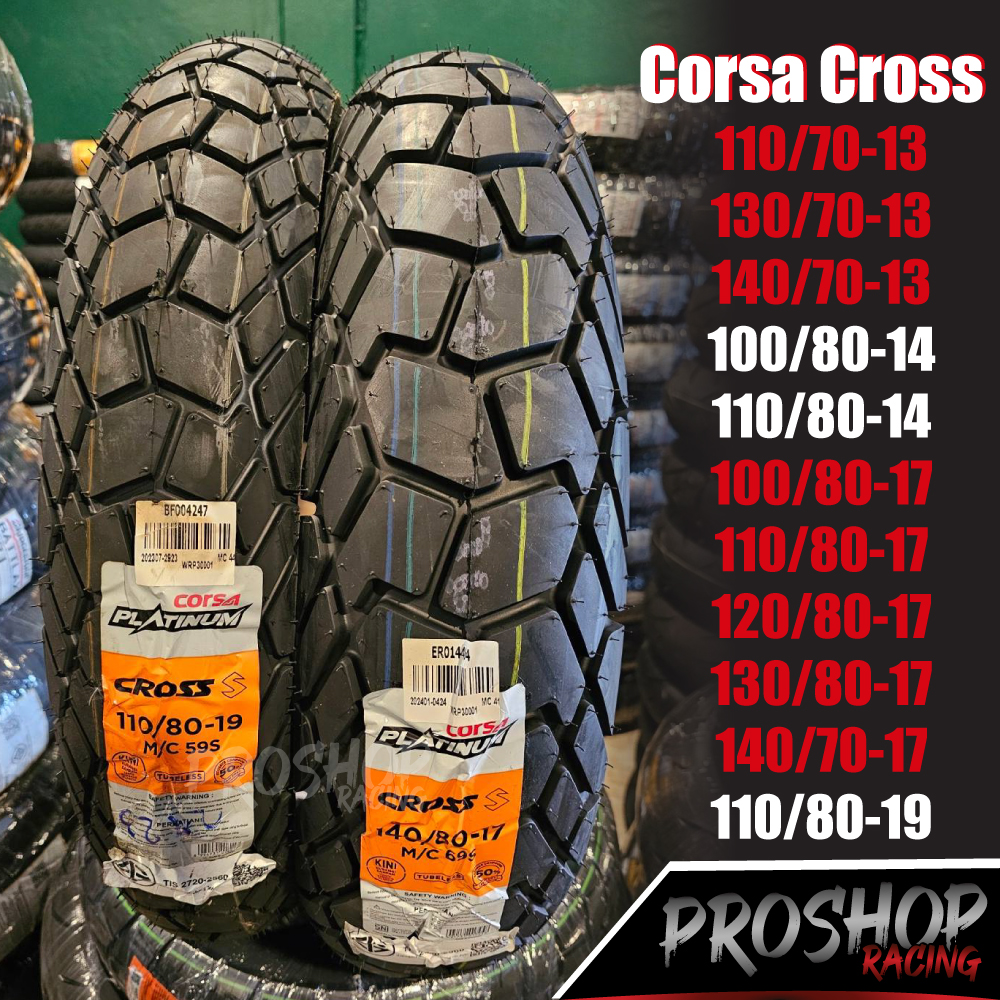 ยาง Corsa Cross S Platinum ขนาด 100/130,110/140 ขอบ 17, 19 ยางปี 2023 ...