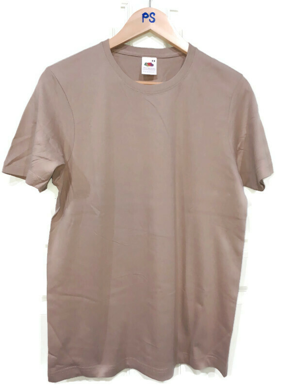 เสื้อยืดคอกลมสีพื้นรุ่นClassic Fruit of the Loom | Lazada.co.th