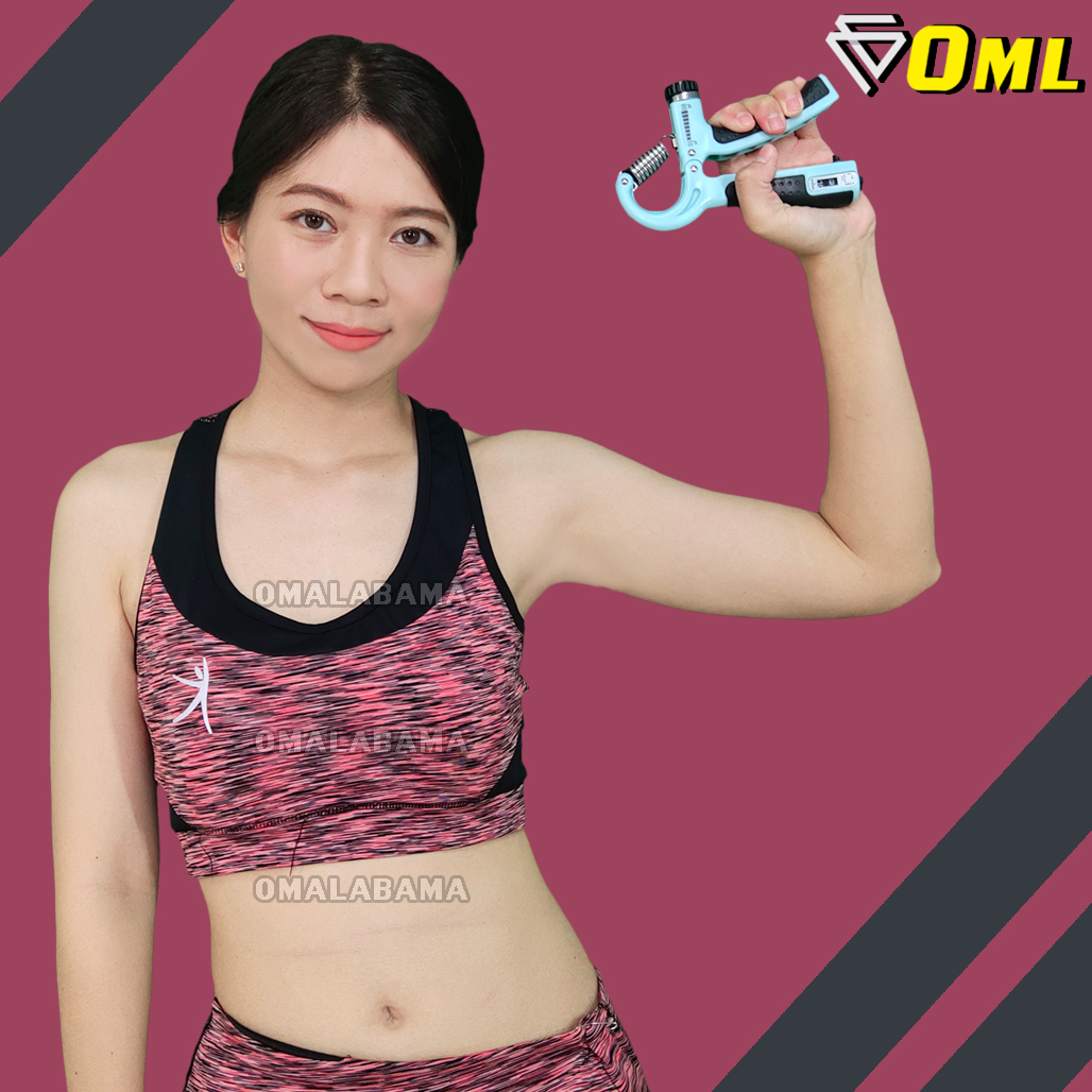 OML ที่บีบมือนับรอบ สปริงเหล็กแท้ ปรับน้ำหนักได้ 60 KG. ที่บีบบริหาร ...