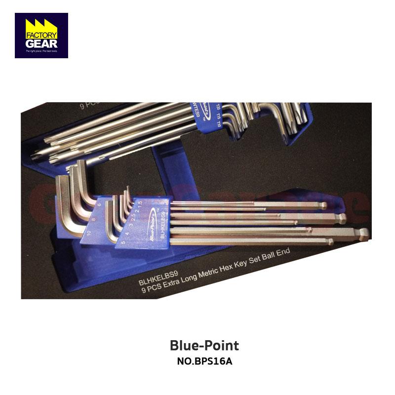 ชุดประแจ ,Torx ยาว , L-Shape BLUE-POINT NO.BPS16A Long L-Shape Torx ...