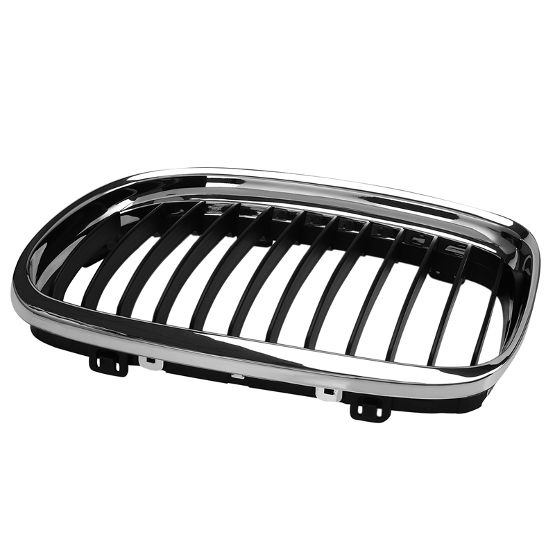 Front Silver Plating Grille Grill Fit for BMW E90 LCI Facelift 3 Series ...