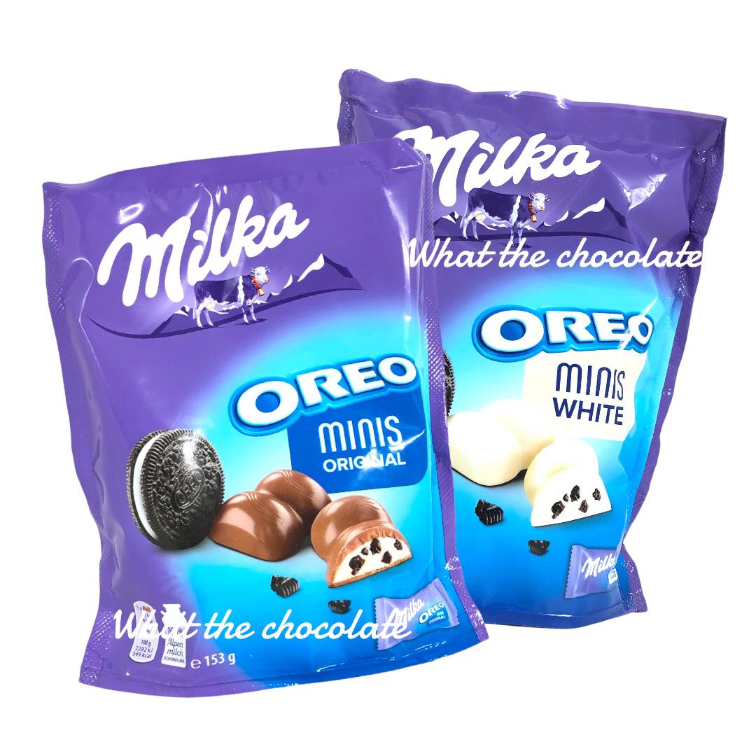 Milka Oreo Minis ช็อคโกแลตเคลือบไส้ครีมโอรีโอ้ - What the chocolate ...