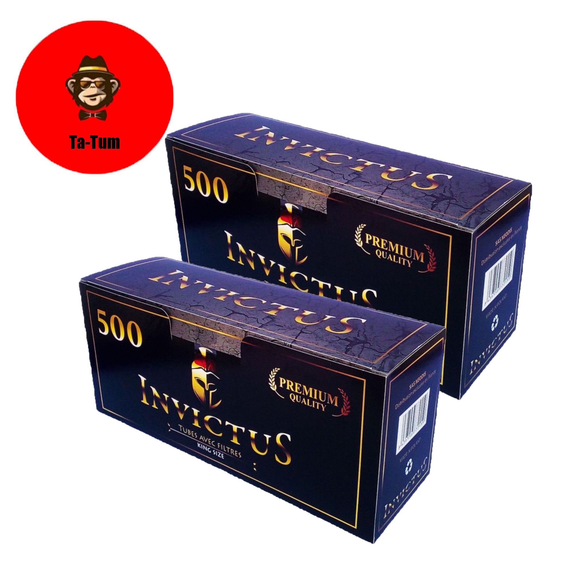 Invictus สิงคะนอง 500ชิ้น ก้นแดง แบบร้อน Filter 17mm......(กล่องแดง ...