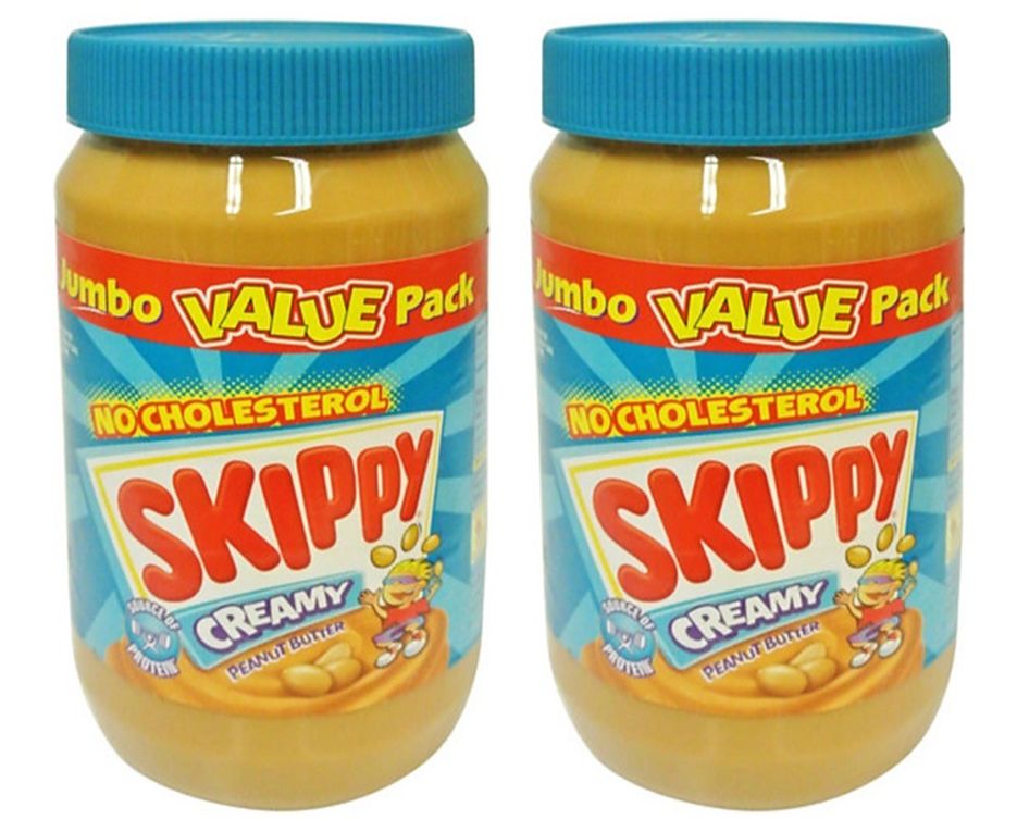 Skippy Creamy Peanut Butter สกิปปี้ เนยถั่วชนิดละเอียด 1000g. (2ขวด ...