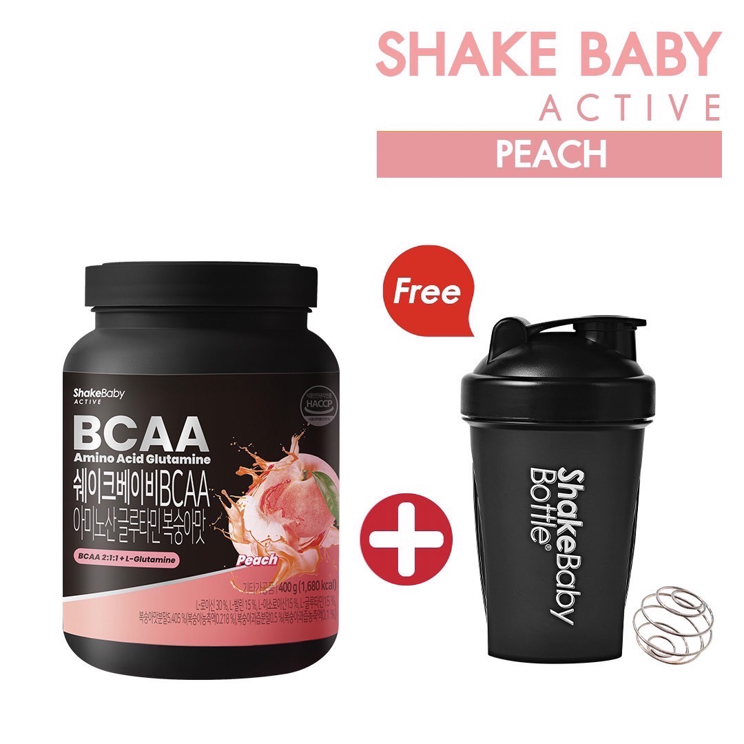 ของแท้ พร้อมส่ง โปรตีนเกาหลี Shake Baby Protein Shake BCAAs แถมฟรี แก้ว ...