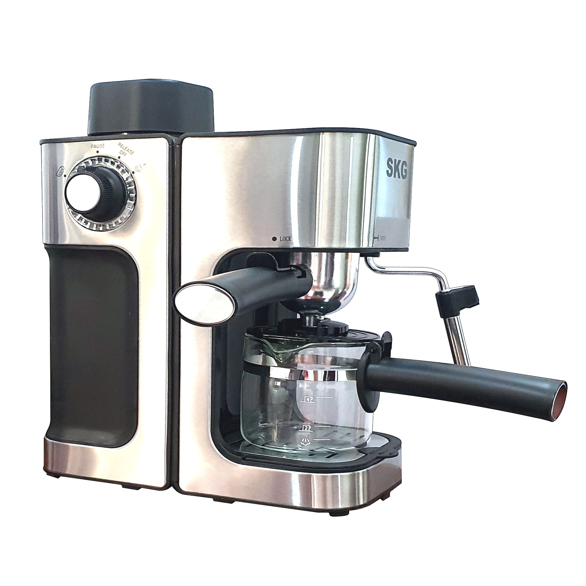 เครื่องชงกาแฟสด 800W 0.5ลิตร รุ่น SK-1209 สีเงิน , เครื่องชงกาแฟ ...
