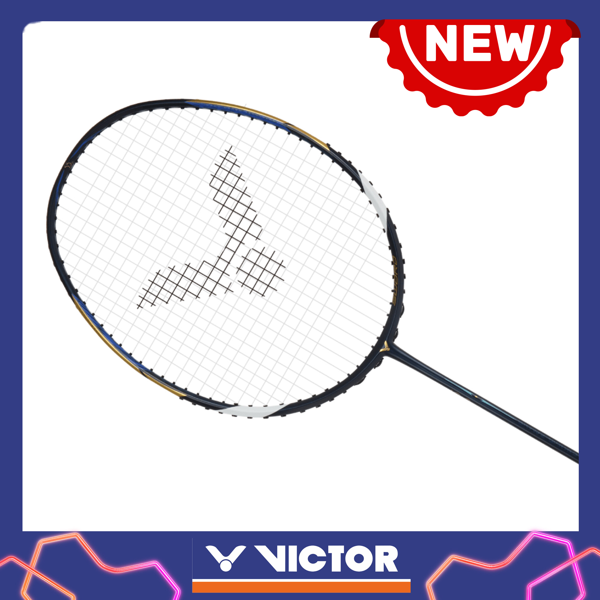 VICTOR ไม้แบดมินตัน รุ่น BRS-12DLUXGB *แถมเอ็นVS100 เฉลิมฉลอง VICTOR ครบรอบ 55 ปี | Lazada.co.th