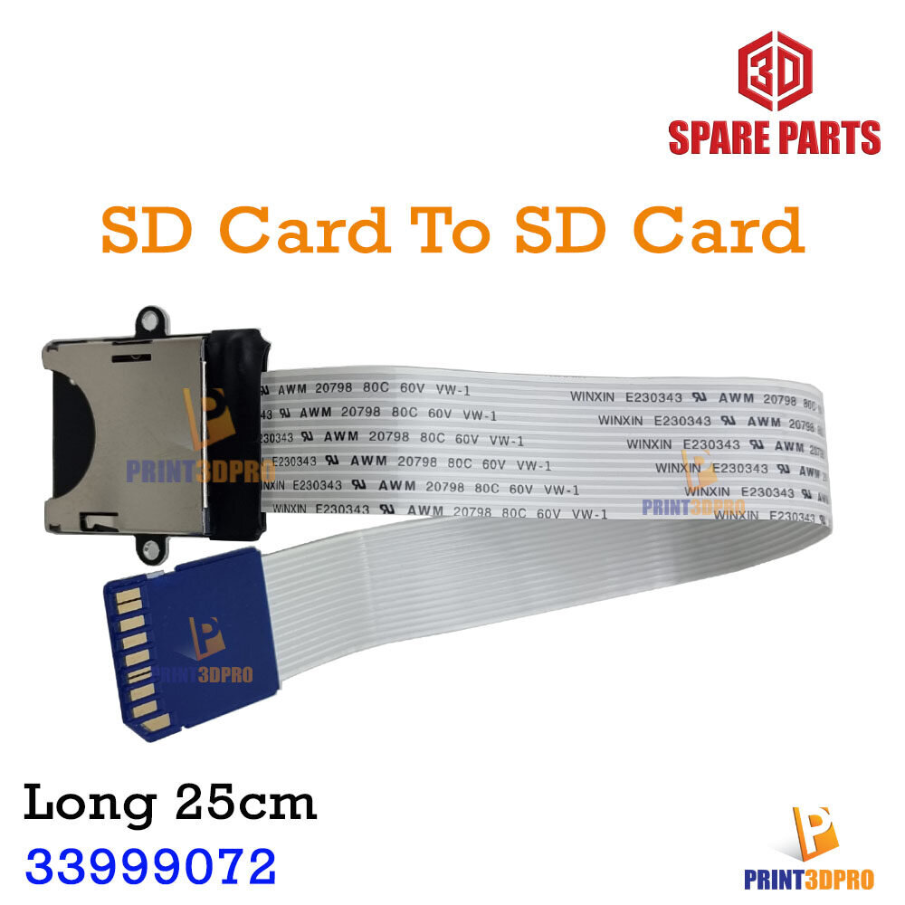 3D Accesseries SD Card Extension Cable Connection SD Card To SD Card ...