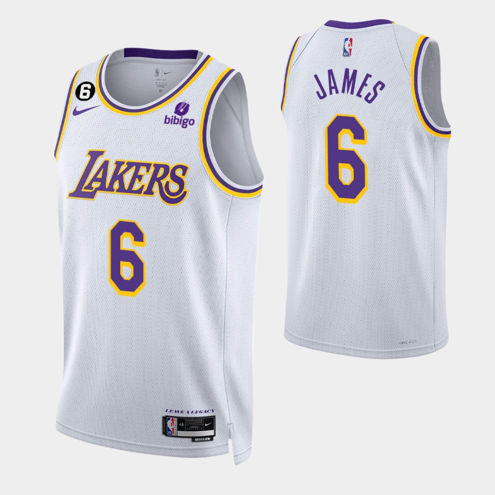 2022-23 New Original NBA Los Angeles Lakers Number 6 LeBronˉJames ...