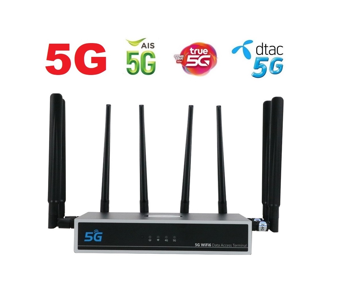 5G เราเตอร์ใส่ซิม 5G SIM AT TTL QoS Wireless Modem Ethernet with sim ...