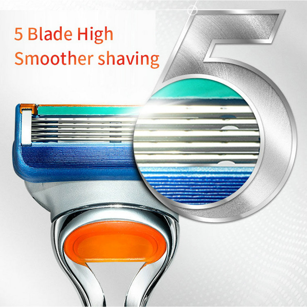 ใบมีดโกนหนวด 5 ชั้น สําหรับ Gillette Blades ProGlide G5 Fusion 5 ...