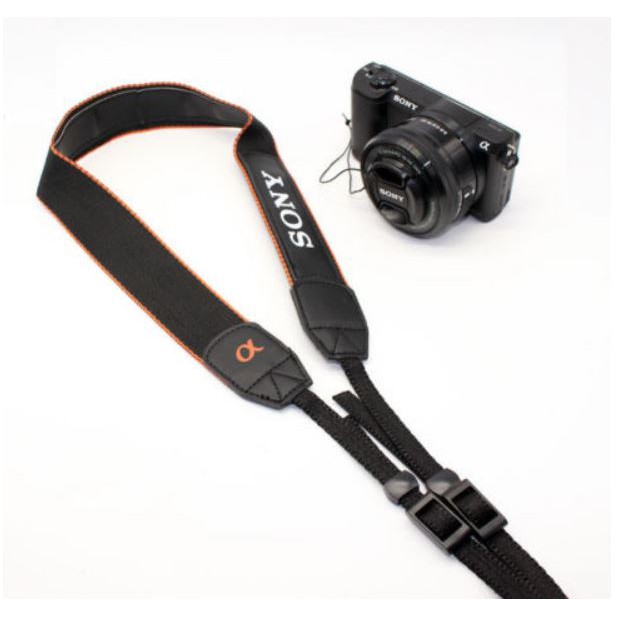 สายคล้องกล้อง SONY STRAP for SONY SLR/DSLR Alpha Genuine camera A6500 ...