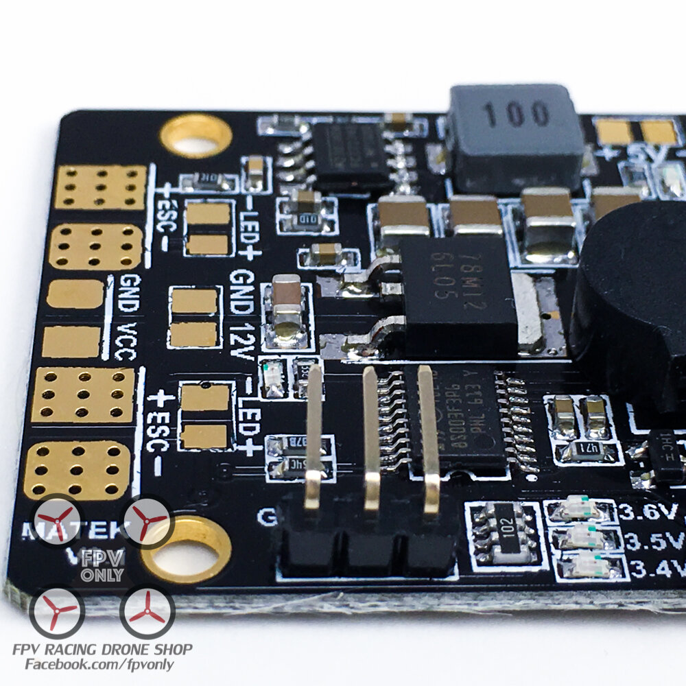 Matek LED & POWER HUB 5in1 V3 Power Supply Board + BEC 5V 12v + Low ...