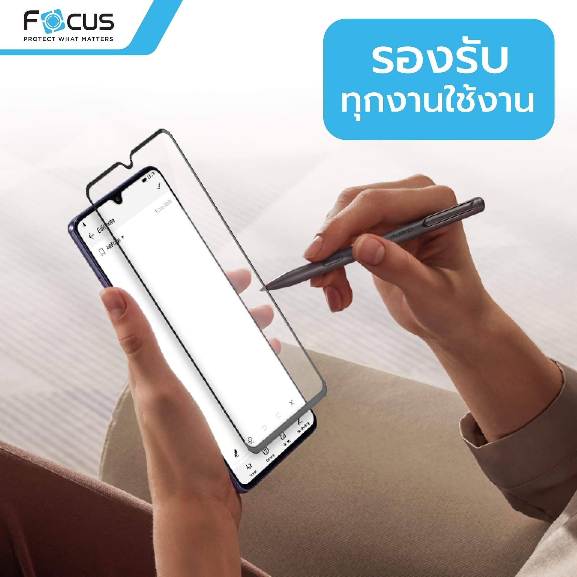 ฟิล์มกระจก โฟกัส Focus OPPO R15 Pro / R17 Pro / Reno / Reno 2 / Reno 2F ...
