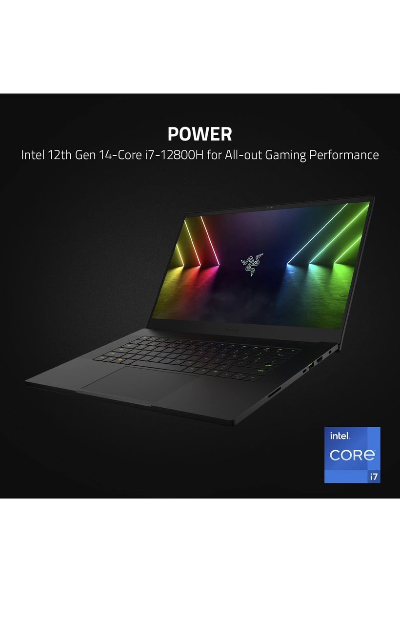Razer Blade 15 Gaming Laptop NVIDIA GeForce RTX 3080 Ti 12th Gen Intel ...