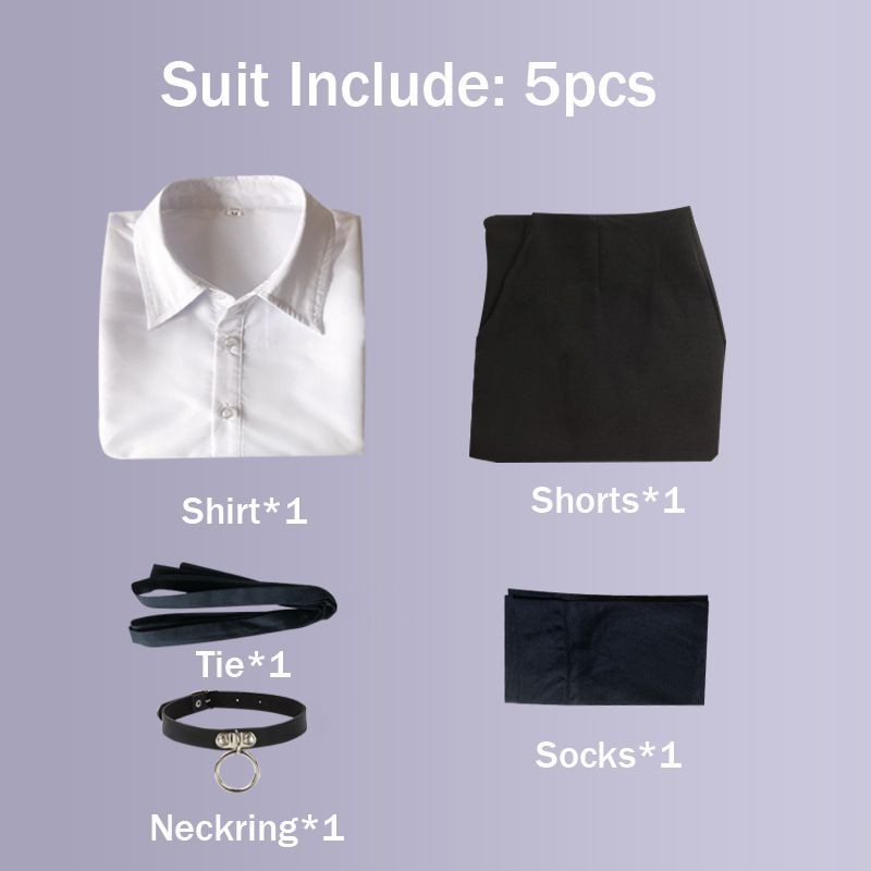 New Chainsaw Man Reze Cosplay Costume Outfits Shirt Women Uniform ...