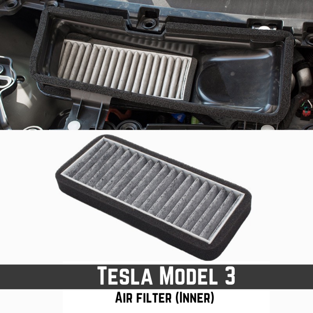พร้อมส่ง Tesla Air Filter Set ชุดไส้กรองอากาศ ป้องกันฝุ่นเข้าระบบแอร์ ...