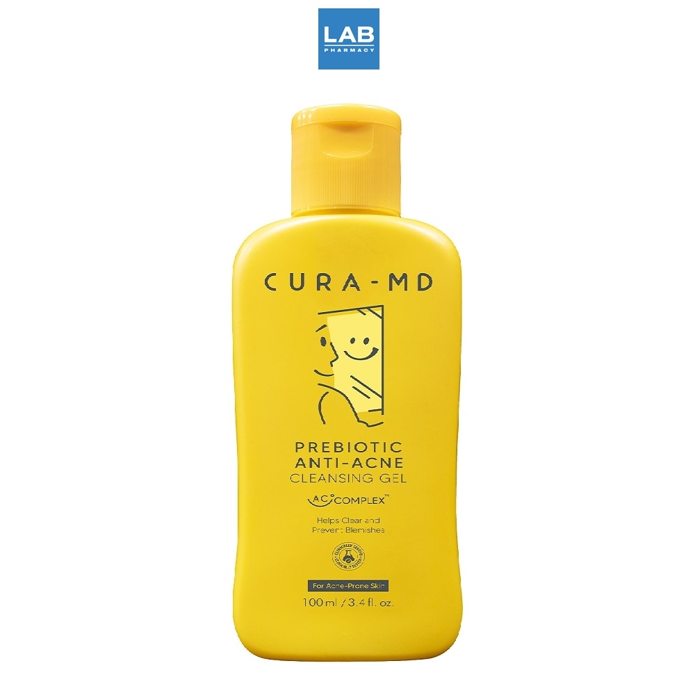 Cura-Md Prebiotic Anti-Acne Cleansing Gel 100ml. - คูร่า-เอ็มดี พรีไบโ ...