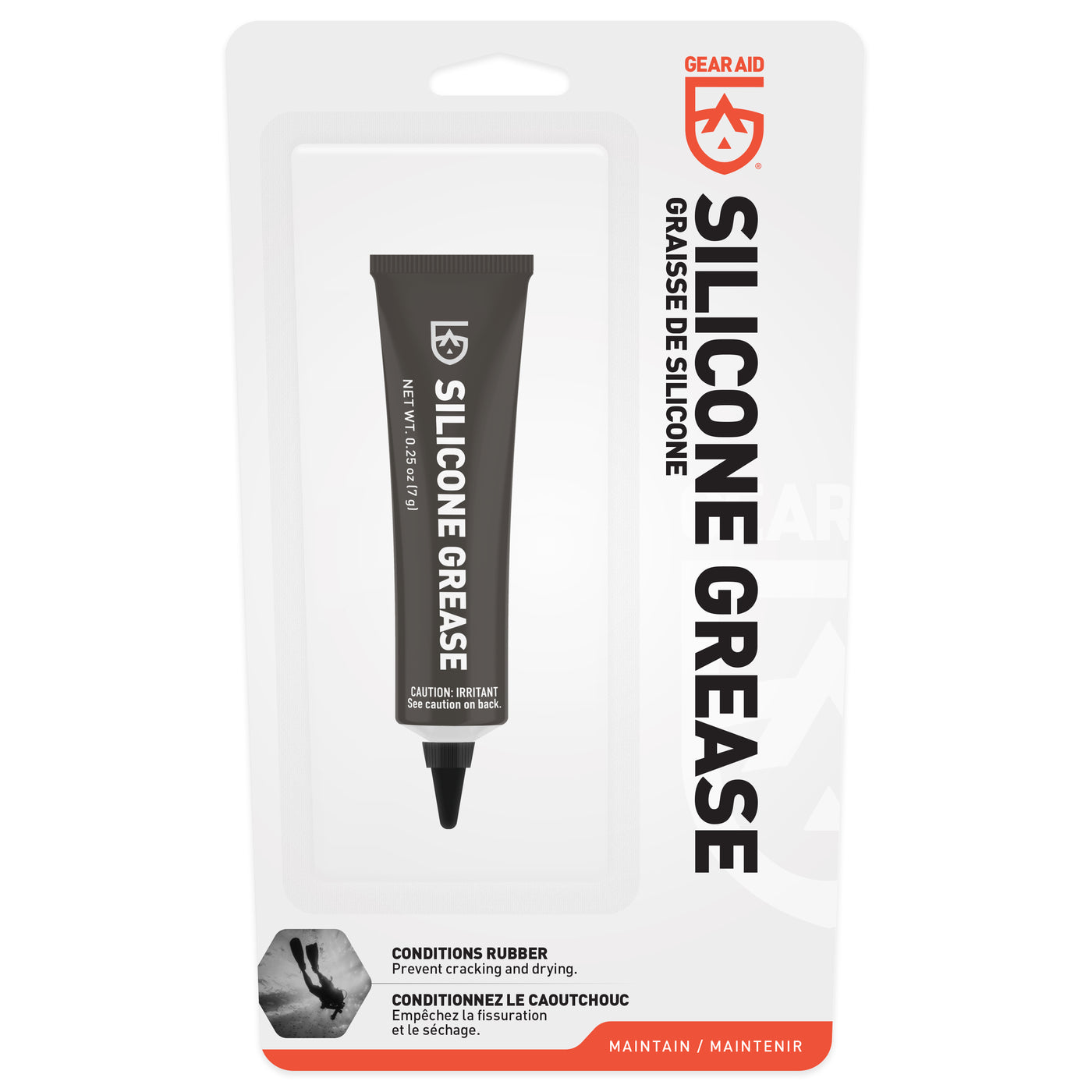 Gear Aid - Silicone Grease จาระบีซิลิโคน 0.25 oz ทนความร้อน ความเย็น ...