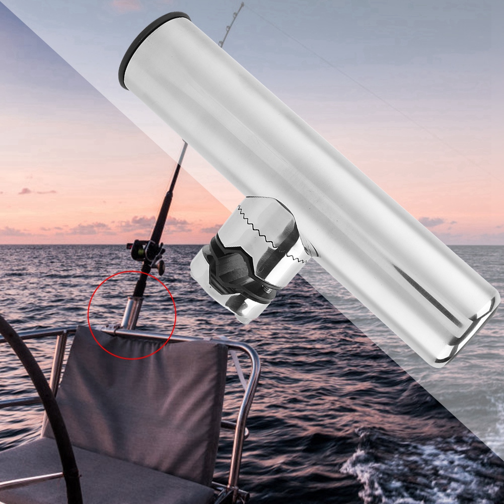 สแตนเลสเหล็กยึดคันเบ็ดเรืออุปกรณ์เสริมสำหรับราง 1 "ถึง 1-1/4" | Lazada ...