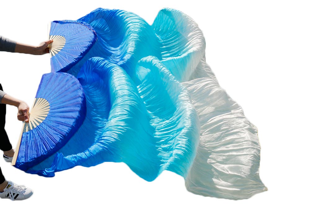 High selling 100 Real Silk Veils 1 Pair handmade women Quality Silk ...